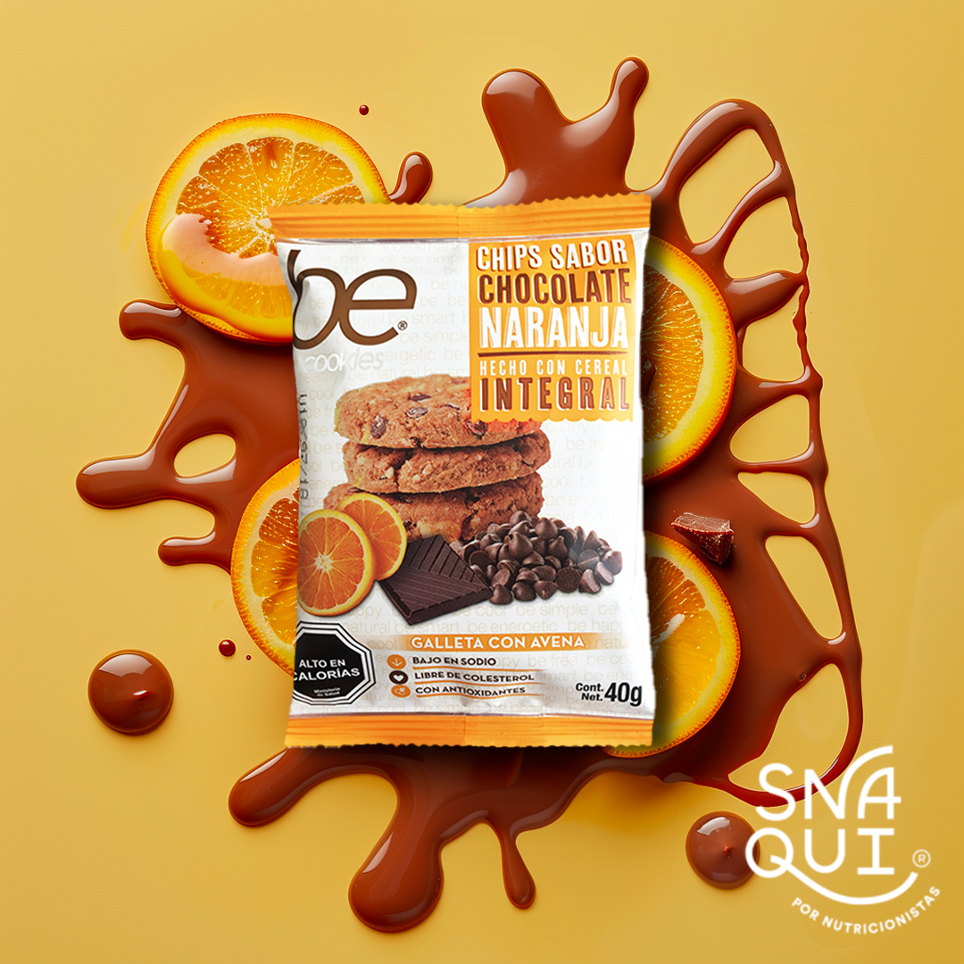 GALLETON BE COOKIES NARANJA CHOCOLATE 40GRSX48U