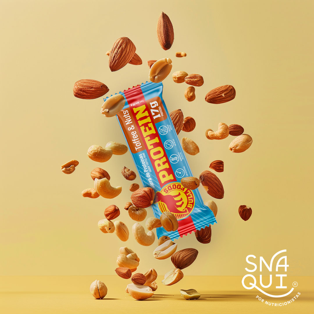 BARRA TOFFE NUTS BULL FOODS 50GRSX7U