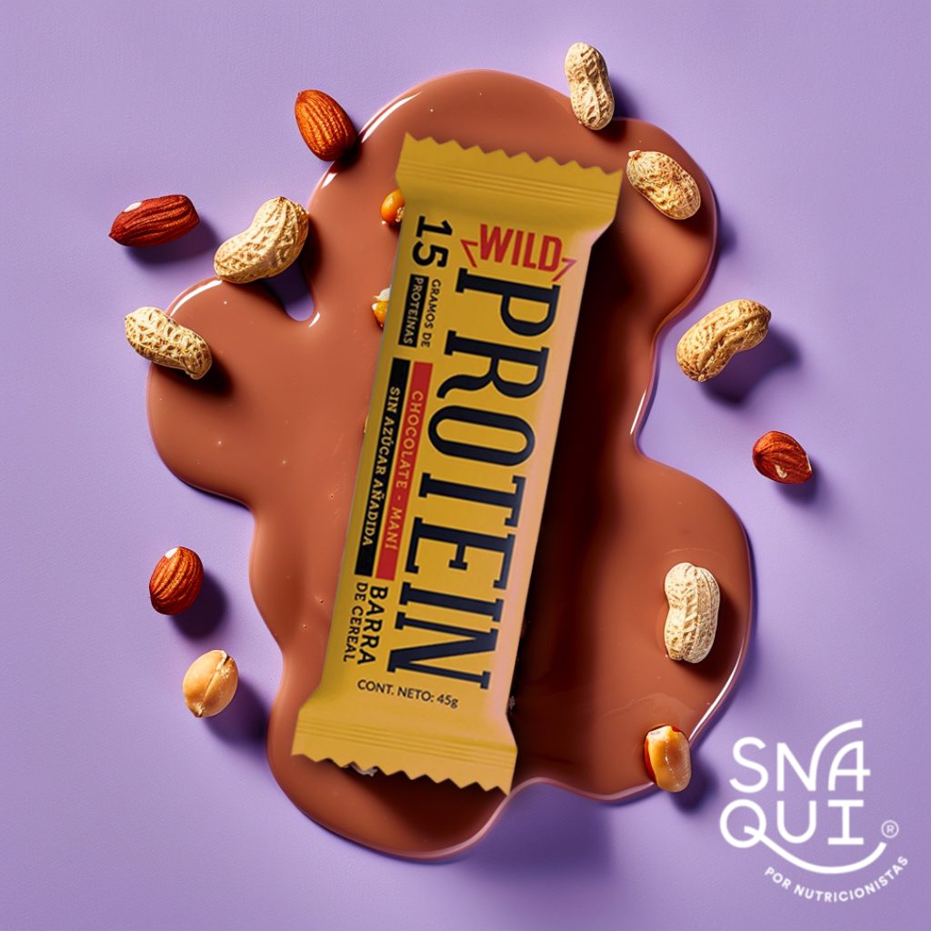BARRA WILD PROTEIN CHOCO-MANI 45GRSX16UDS – snaqui.cl