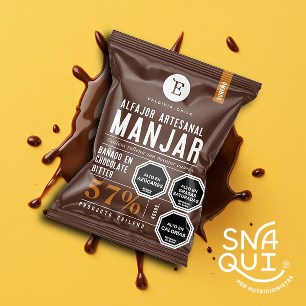 ALFAJOR MANJAR BITTER ENTRELAGOS 45 GRS X 24 UD – snaqui.cl